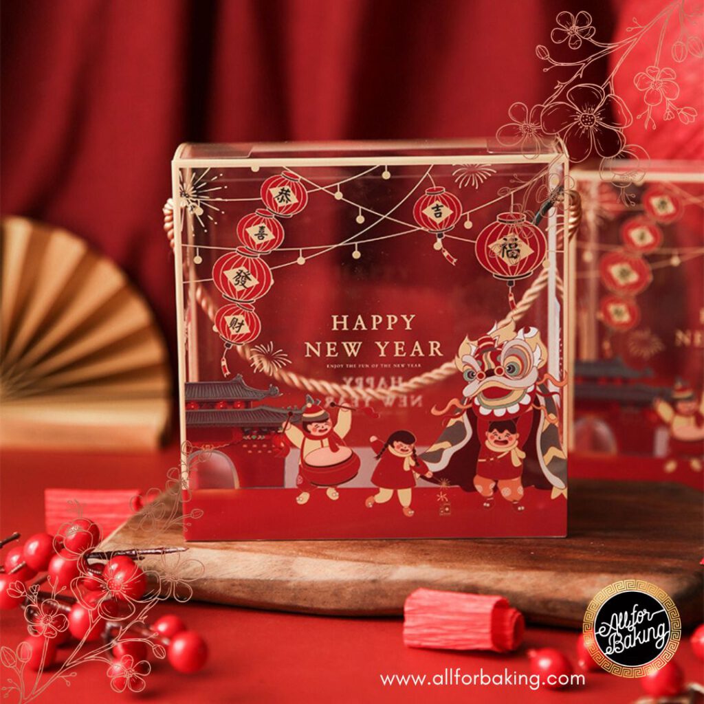 Small red Plastic Box - All For Baking