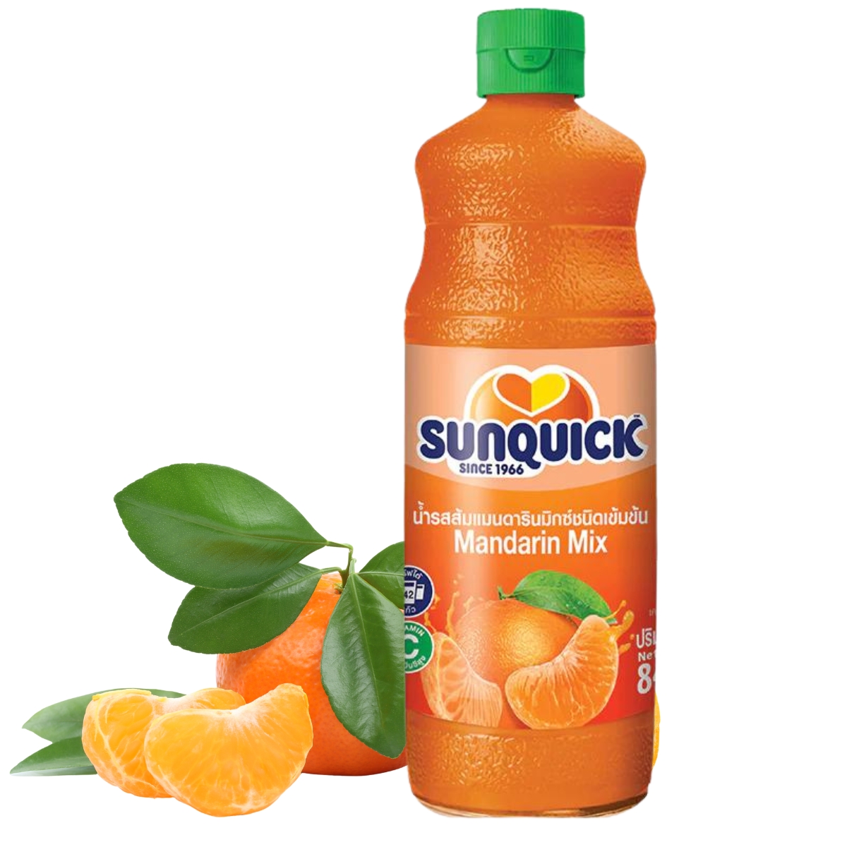 Sunquick น้ำส้มแมนดารินเข้มข้น 800 ml. ฝาเขียว - All For Baking